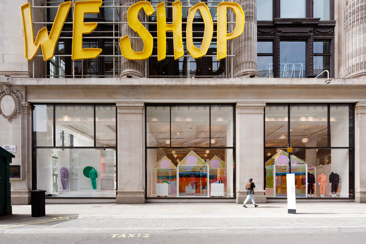 Playful Pangaia pop-up at Selfridges features an ever-changing spectrum ...