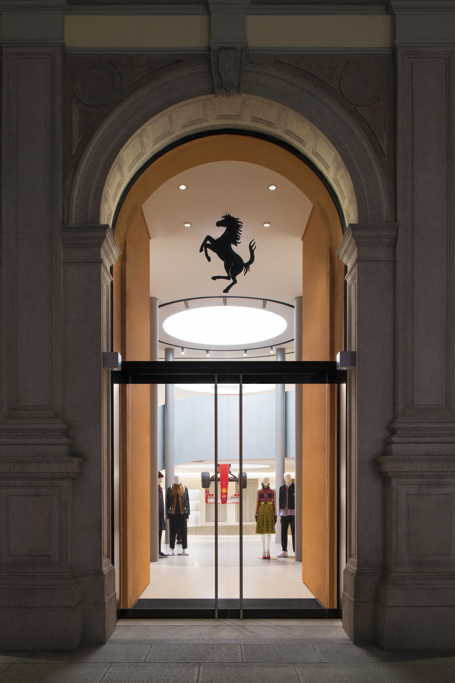 Ferrari's flagship store in Milan combines heritage and innovation ...