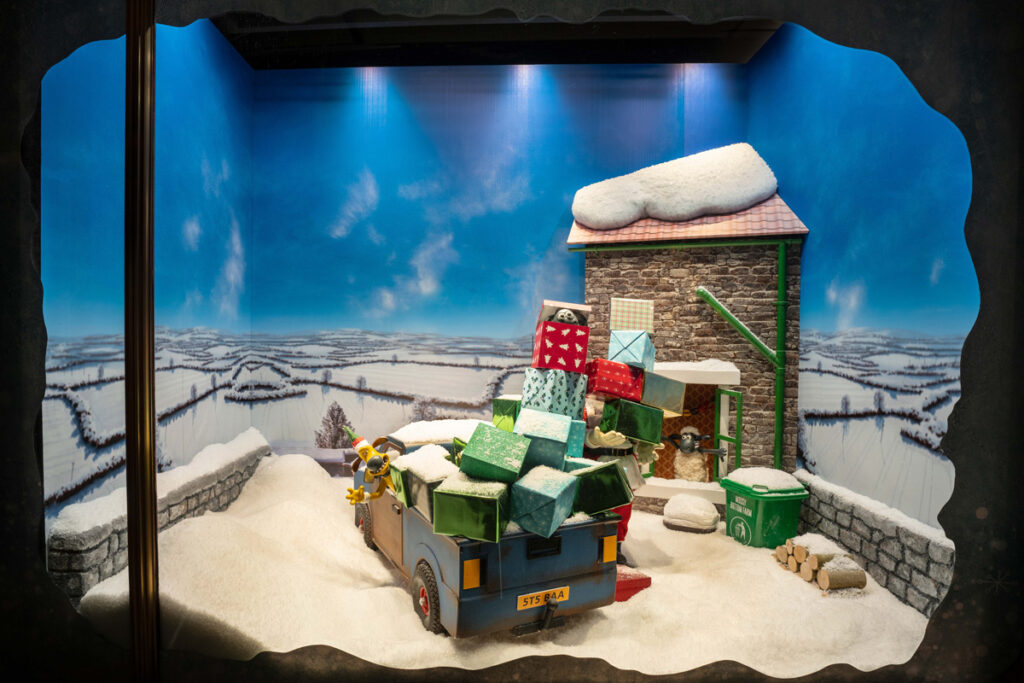 Fenwick Newcastle reveals Shaun the Sheep Christmas Windows - Retail ...