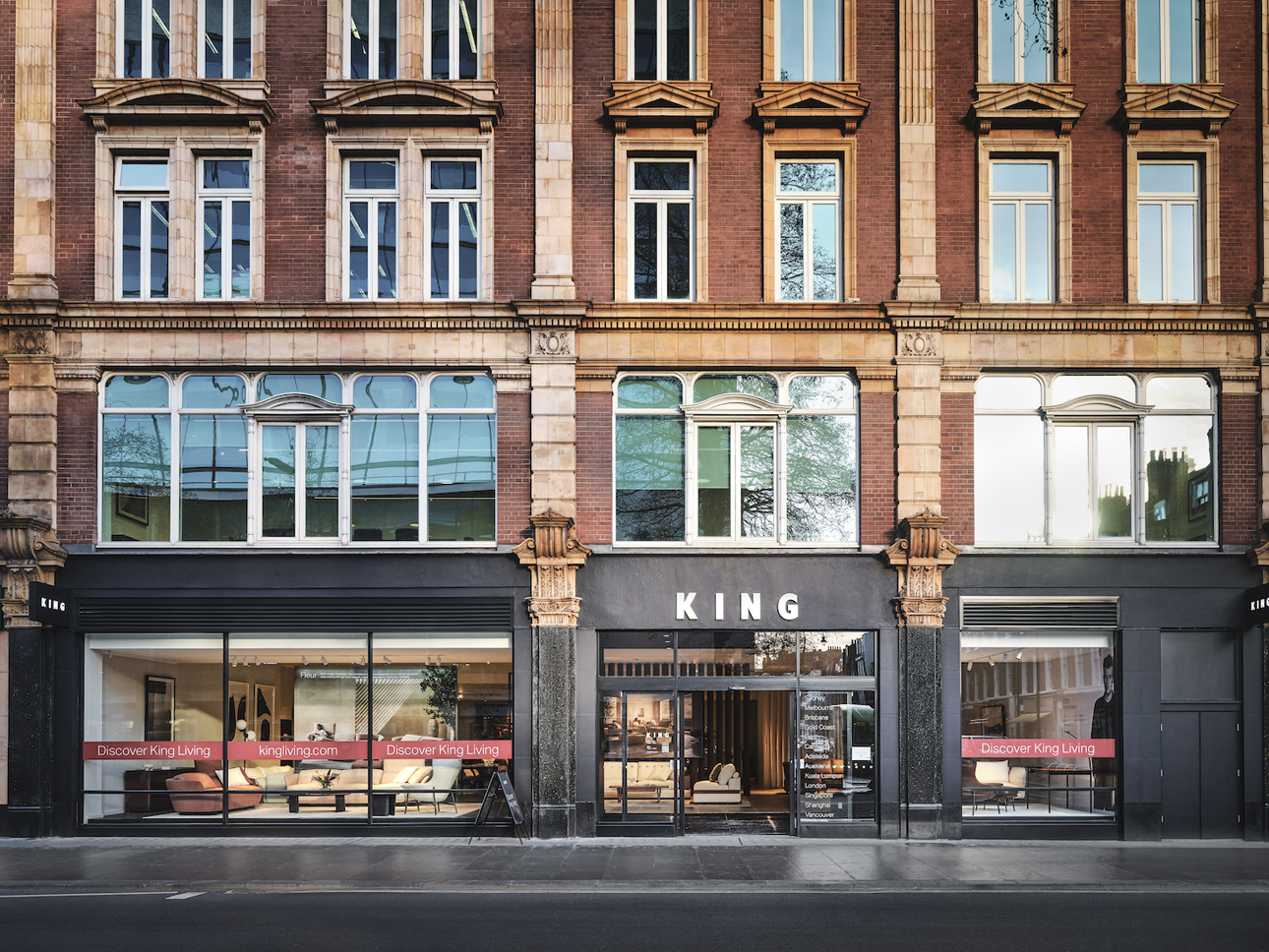 King Living open European flagship on Tottenham Court Road - Retail ...
