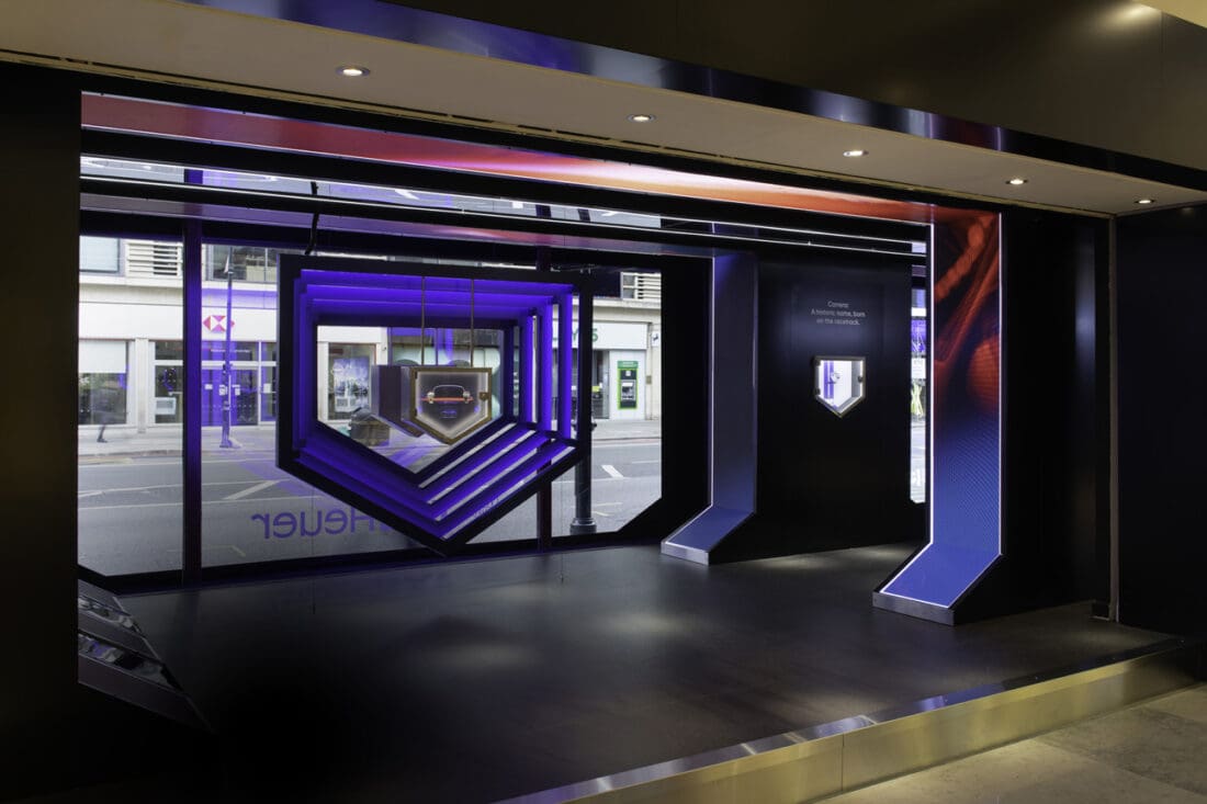 TAG Heuer unveils exhibition windows and pop-up at Harrods - Retail ...