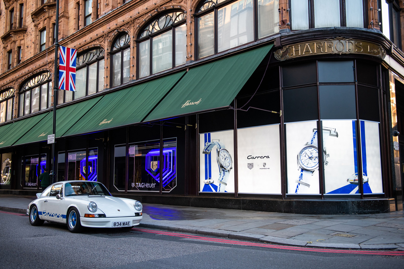 TAG Heuer unveils exhibition windows and pop-up at Harrods - Retail ...
