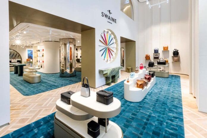 Surrealist inspired window displays mark the opening of Swaine's ...